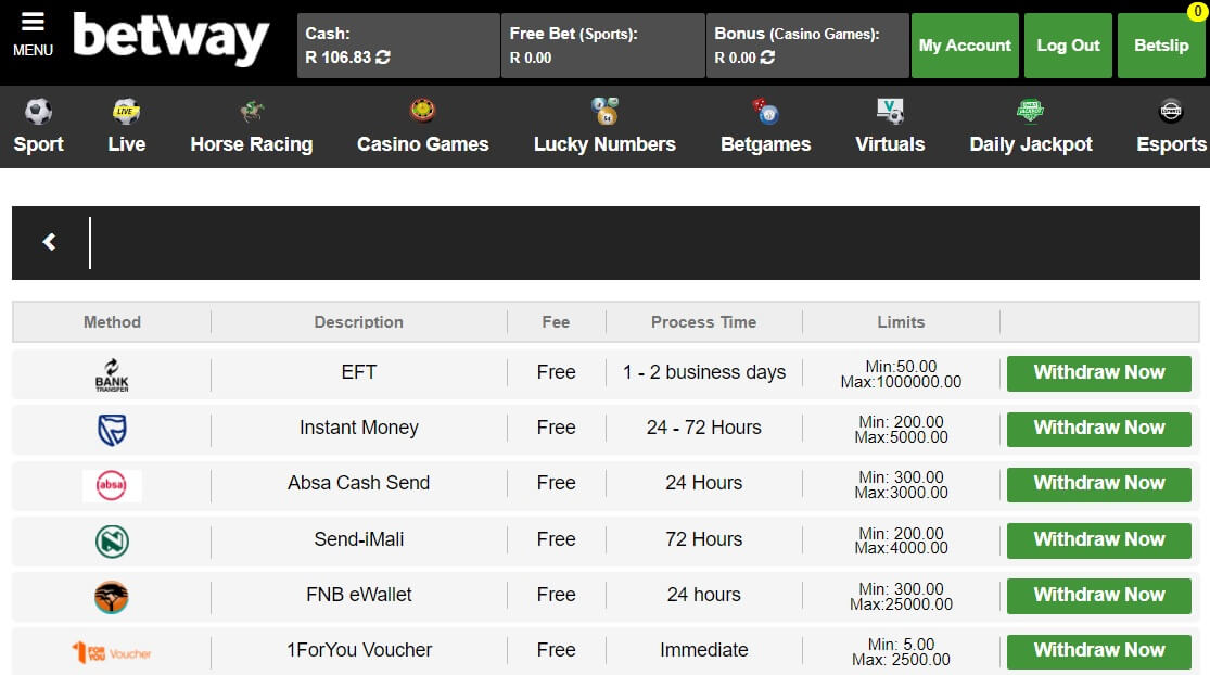 How To Cash Out On Betway Withdraw The Gambler How To Cash Out On Betway Withdraw The Gambler