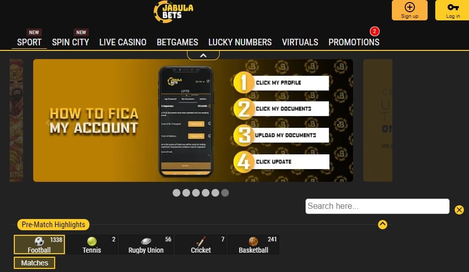 How to FICA your Jabulabets Account - The Gambler