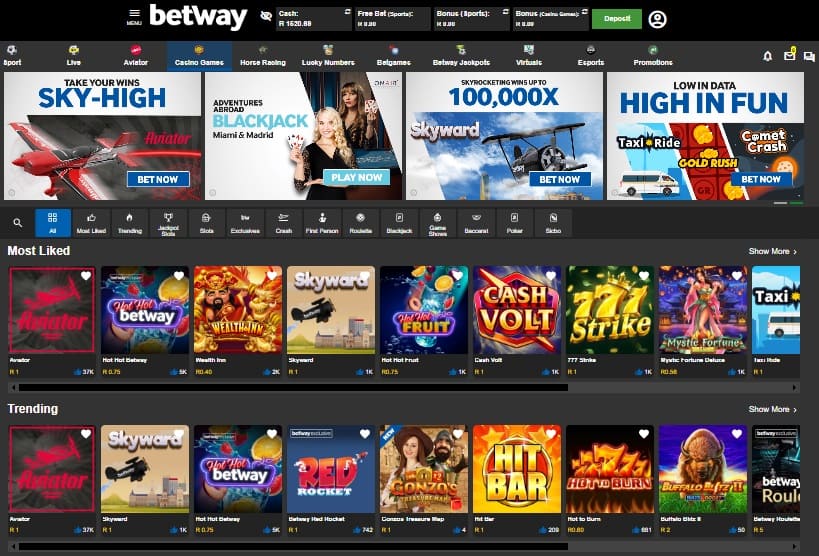 Top 5 Betway Live Casino Games To Play The Gambler