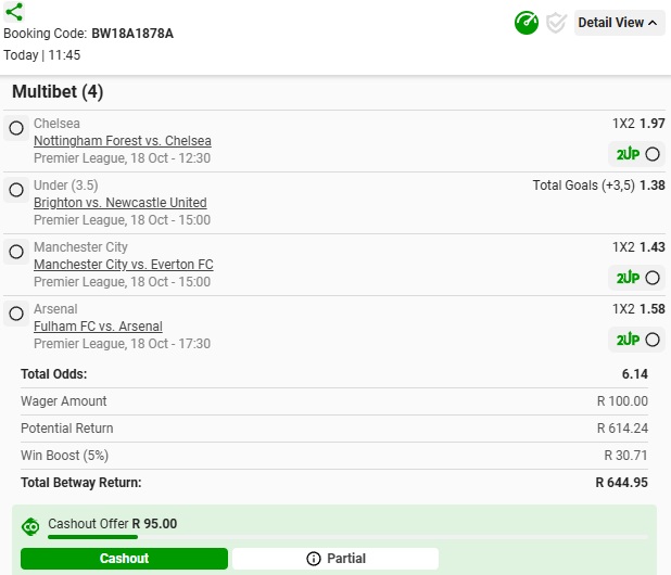 Betway Soccer Betting Codes and Tips For Today - The Gambler
