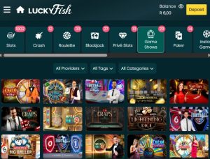 Lucky Fish South Africa Review – R50 Free Bet, Big Promos & Top Slots ...