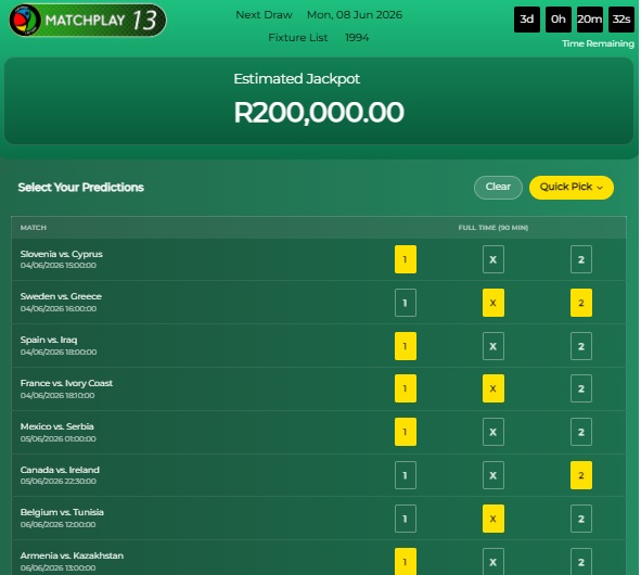 What Happened to Sportstake? Meet the New MatchPlay Games in South ...